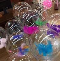 China Wholesale soft colorful wedding decoration bobo balloons stuffing feather for sale
