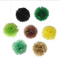 China US hot sale Hanging Tissue Paper Flowers PomPoms for Wedding Decor Party Decor for sale