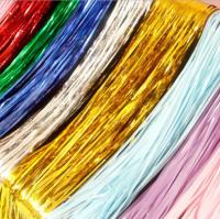 China CRD hot sale 3.2 ft x 9.8 ft Metallic Tinsel Foil Fringe Curtain for Party Photo Backdrop for sale