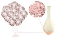 China custom 12inch  blush pink balloon confetti  rose gold  party balloon  grland  kit decoration set for sale