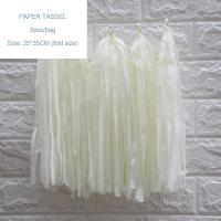 China DIY Tissue Paper Tassel Banner Pack of 5 Unassembled tissue Garland for Wedding, Baby Shower, Birthday, Fiesta Fringe Party Ban for sale