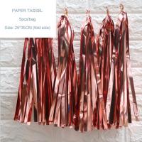 China DIY Tissue Paper Tassel Banner Pack of 5 Unassembled tissue Garland for Wedding, Baby Shower, Birthday, Fiesta Fringe Party Ban for sale