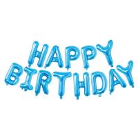China 16 inch American type happy birthday sets foil letter balloon for sale