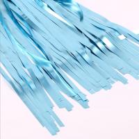 China CRD  3.2 ft x 6.4 ft Foil Curtains Fringe Curtains Tinsel Backdrop Metallic foil Curtains for Birthday Wedding Party Photo Bo for sale