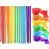 China Party Streamer Paper Decorations Crepe Paper for Christmas Birthday Wedding Concert Decoration Event & Party Supplies for sale