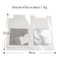 China baby shower birthday wedding proposal party decoration 4pcs per set love baby letter  transparent balloon boxes for sale