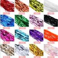China Party decoration backdrop Metallic color foil fringe curtain 3.2ft x 6.4ft for sale