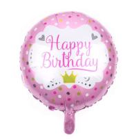China New arrival 18inch happy birthday foil balloon party decoration for sale