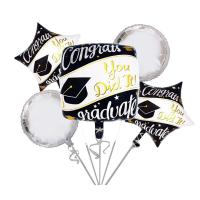 China hot sale CRD 2019 new type graduation  party supplies congrats balloons bouquet for sale