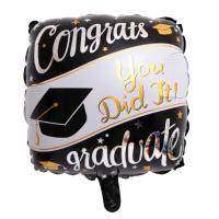 China hot sale CRD 2019 new type graduation  party supplies congrats balloons bouquet for sale