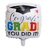 China hot sale CRD 2019 new type graduation  party supplies congrats balloons bouquet for sale
