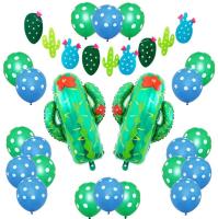 China New product Mexico stype tropical desert party fiesta  Cactus  Giant Foil Balloon for sale
