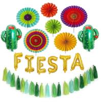 China New product Mexico stype tropical desert party fiesta  Cactus  Giant Foil Balloon for sale