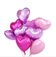 China Latex Balloon Set Various Color Valentines Day Romantic Heart Shape Wedding Foil for sale