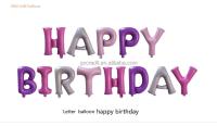 China 16'' Solid color foil letter balloons and latex balloons for your theme party for sale