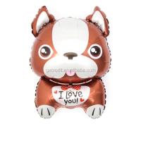 China Wholesale inflatable cartoon animal dog helium foil balloons for theme party decoration for sale