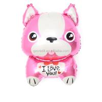 China Wholesale inflatable cartoon animal dog helium foil balloons for theme party decoration for sale