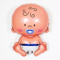 China Lovely Cartoon Angel Pacifier Baby Boy Girl Foil Balloons For Baby Shower Birthday Party for sale