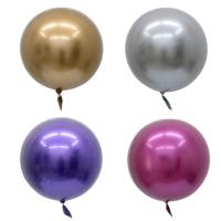 China 2019 new large gold metallic color 4d round balloons for party decoration for sale