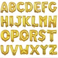 China 16 inch alphabet letter foil wedding balloons for sale