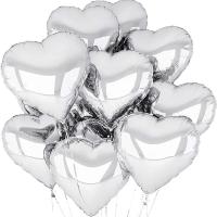 China globos metalizados Inflatable wedding party Heart  Shape Aluminium Foil Balloon for sale