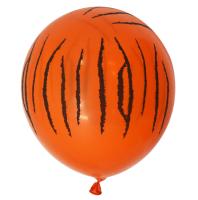 China Hot selling  kids  party decoration zebra printed  helium  jungle latex balloon  12
