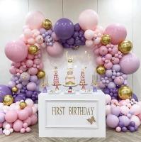 China 2022  trend retro colors  high quality 12 inch thick double layer latex retro balloons for birthday wedding parties for sale