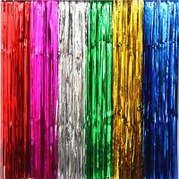 China Quality foil fringe curtains party decoration party decoration 1*2M for sale