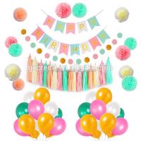 China Hot high grade inflatable happy birthday different kinds of party decoration balloons sets for sale