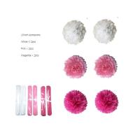 China Children Decor Accessories Birthday Party Foil Balloons Sets Blue with Garland Tassel Paper Party Decoration 6 Color Uv Printing for sale