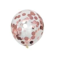 China 18th 16th birthday decorations Celebration happy birthday rose metallic letter foil number latex party balloon set for sale