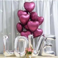China CRD party hot sale  wedding party 32inch huge rose gold and gold metallic love letter mylar  foil Valentine balloons for sale