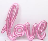 China wedding decoration party Foil Heart Rose red wedding love  balloon for Valentine day party decoration for sale