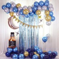China 1st birthday party decoration welcome  baby balloon set foil helium inflating style for sale