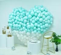 China Valentine day love pink macaron  latex  balloon for party decoration. for sale