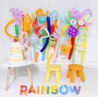 China INS style DIY party  backdrop decorations latex balloon banner  for birthday wedding picnic out door party for sale