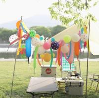 China INS style DIY party  backdrop decorations latex balloon banner  for birthday wedding picnic out door party for sale