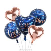 China 5 pcs mermaid foil balloon balloon maker character foil balloons sets for sale