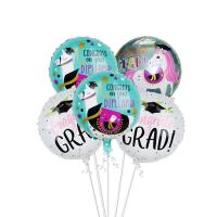 China 5 pcs mermaid foil balloon balloon maker character foil balloons sets for sale