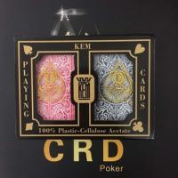 China KEM plastic  PVC  waterproof  playing cards  double for sale