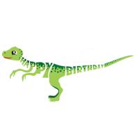 China Tropical Rainforest Dinosaur Theme  Birthday Party Supplies Letter  happy birthday Banner set for sale