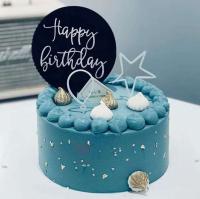 China Birthday party tableware decoration cake accessory  acrylic cake toppers birthday for sale