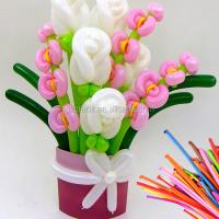 China Magic Long Balloons 20 pcs  With mini Pump for children toy birthday party decoration for sale