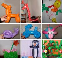 China Magic Long Balloons 20 pcs  With mini Pump for children toy birthday party decoration for sale