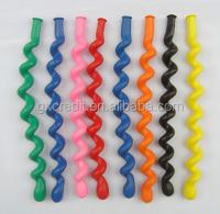 China Christmas toy Screw/spiral shaped latex balloon for sale