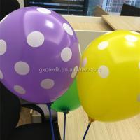 China Wholesale printed latex Polka dot balloon for party decoration for sale