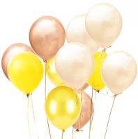 China new product metallic Champagne color latex Balloon for party for sale