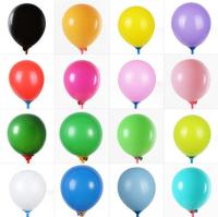 China 2.2g 100% latex balloon standard pastel chrome metallic color plain latex balloons for sale