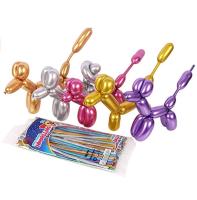 China silver gold metallic color magic 260 chrome  balloons long  for animal flowers modeling for sale