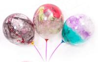 China New product idea Bag of 24pcs 12 inch transparent latex graffiti  balloon with different pigments for sale
